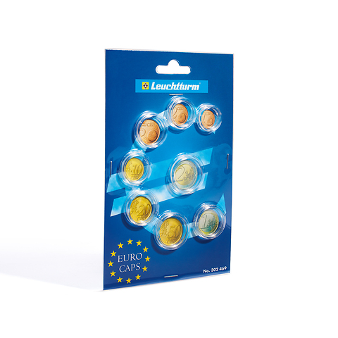 Grips coin capsules for one Euro coin Set online | leuchtturm.com