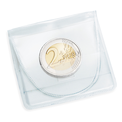 Coin pockets for one coin (46mm), pack of 100 online | leuchtturm.com