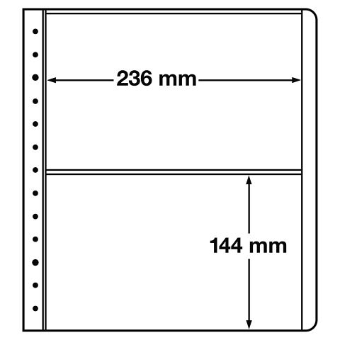Lighthouse LB-bank sheets, 2-way division, 236x144 mm online ...