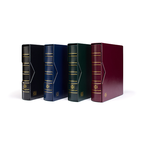 Optima ring binder in classic design, incl. slipcase, green online ...