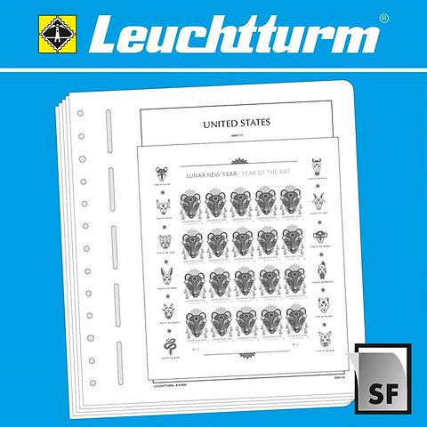 Lighthouse SF Illustrated album pages, USA miniature sheet online ...